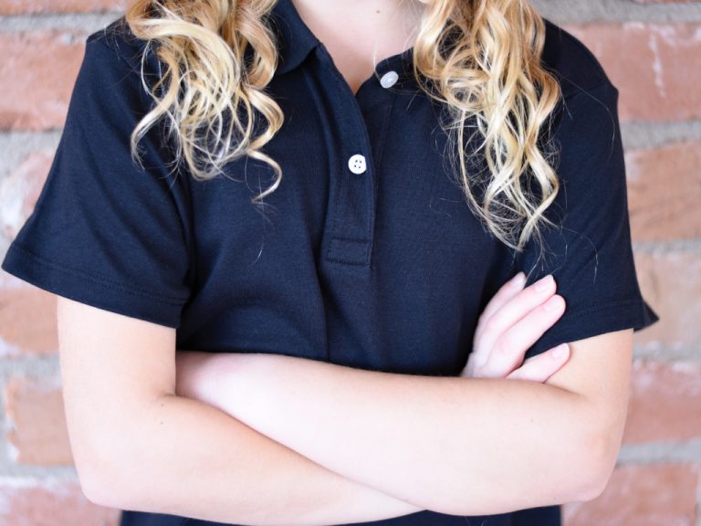 Interlock versus Mesh Polos from Lands' End - Metropolitan Mama
